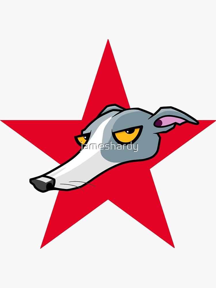 "Blue & White Moo Star" Sticker for Sale by jameshardy | Redbubble