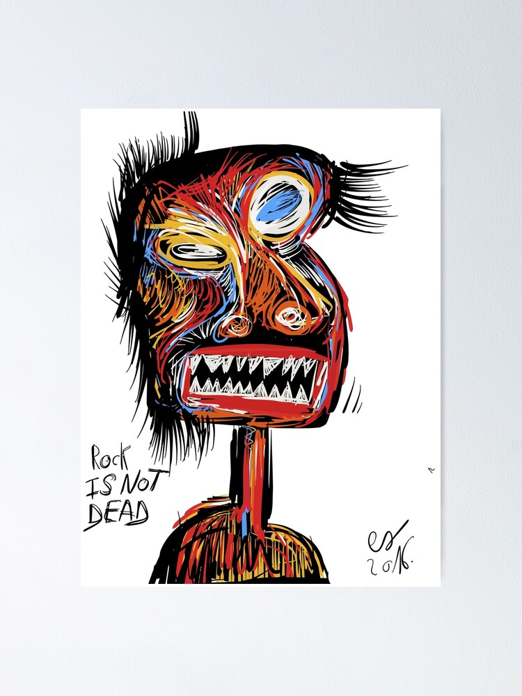 "Graffiti Art Rock is not Dead " Poster for Sale by signorino | Redbubble