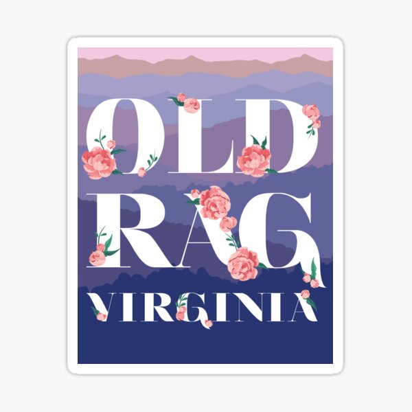 "Old Rag - Virginia" Sticker for Sale by moritzschwaeble | Redbubble