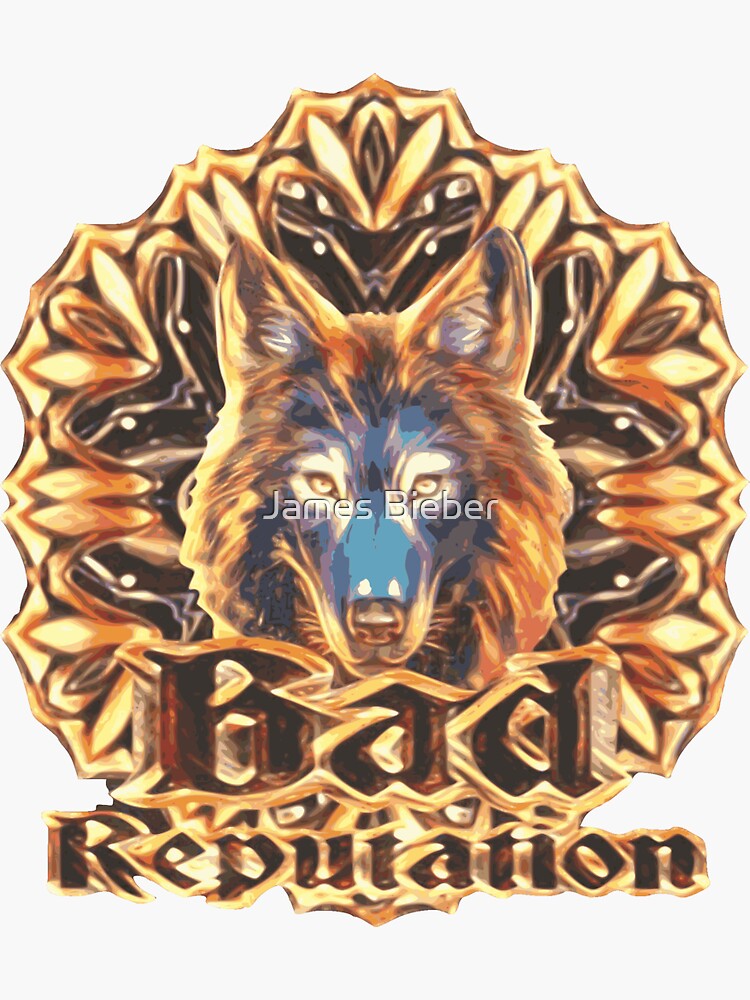 "Bad reputation clipart by himdilly" Sticker by Himdilly | Redbubble