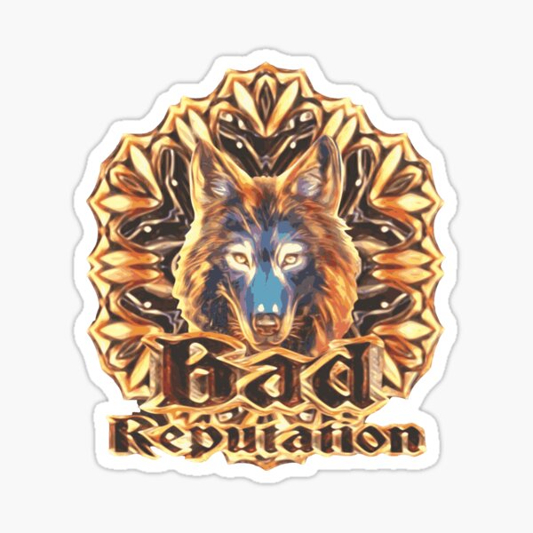 "Bad reputation clipart by himdilly" Sticker by Himdilly | Redbubble
