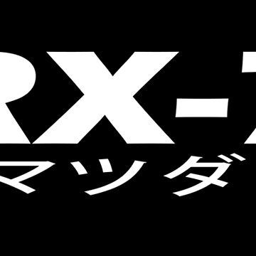 "Mazda RX7 Logo White" Sticker for Sale by MCfiddyone | Redbubble