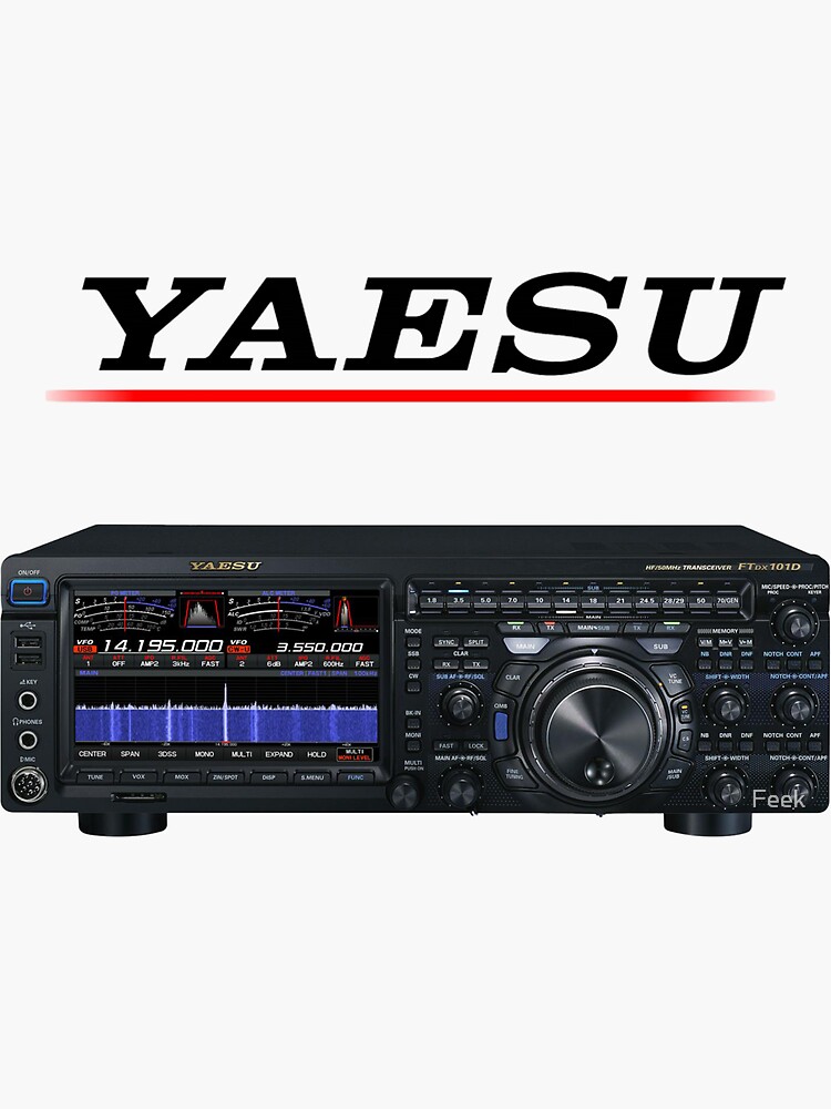 "Yaesu FTdx101D" Sticker for Sale by Feek | Redbubble