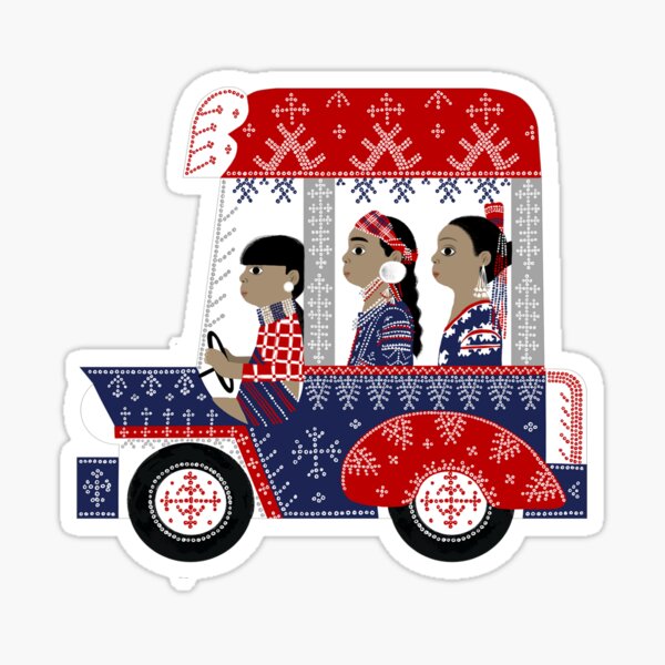 "Mindanao jeepney illustration by robert alejandro" Sticker for Sale by ...