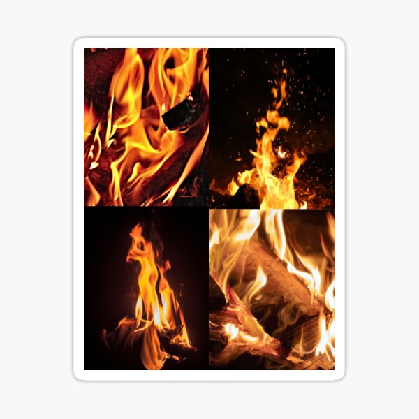 "Burn" Sticker by Nicolepillay15 | Redbubble