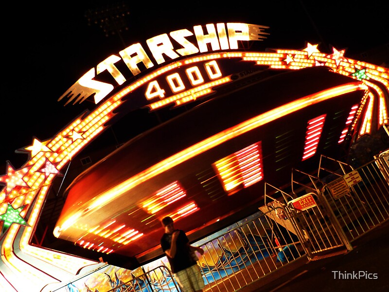 "Starship Carnival Ride " by ThinkPics | Redbubble