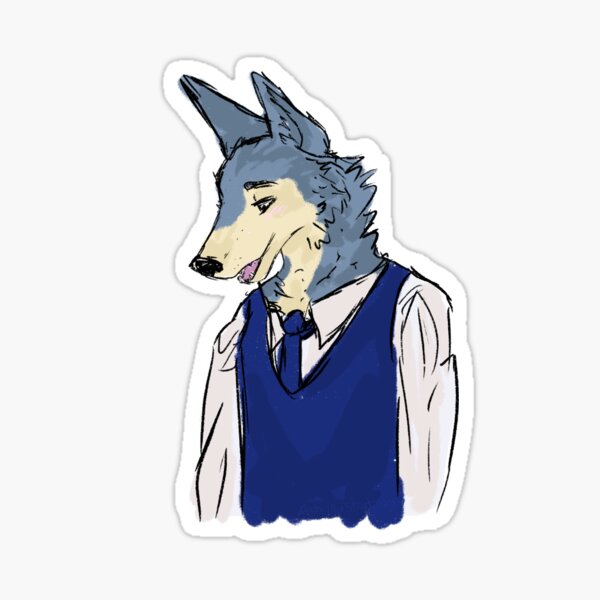 "Legoshi -Beastars" Sticker for Sale by Ashlynnartistry | Redbubble