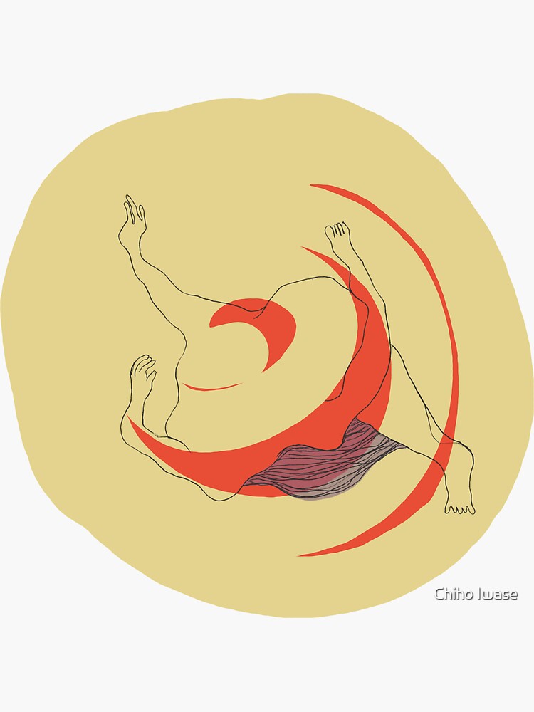 "Body Expressions #1" Sticker by chihoiwase | Redbubble