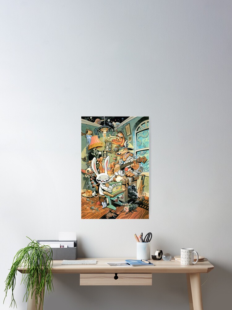 "Sam and Max" Poster by Purpleworld1 | Redbubble