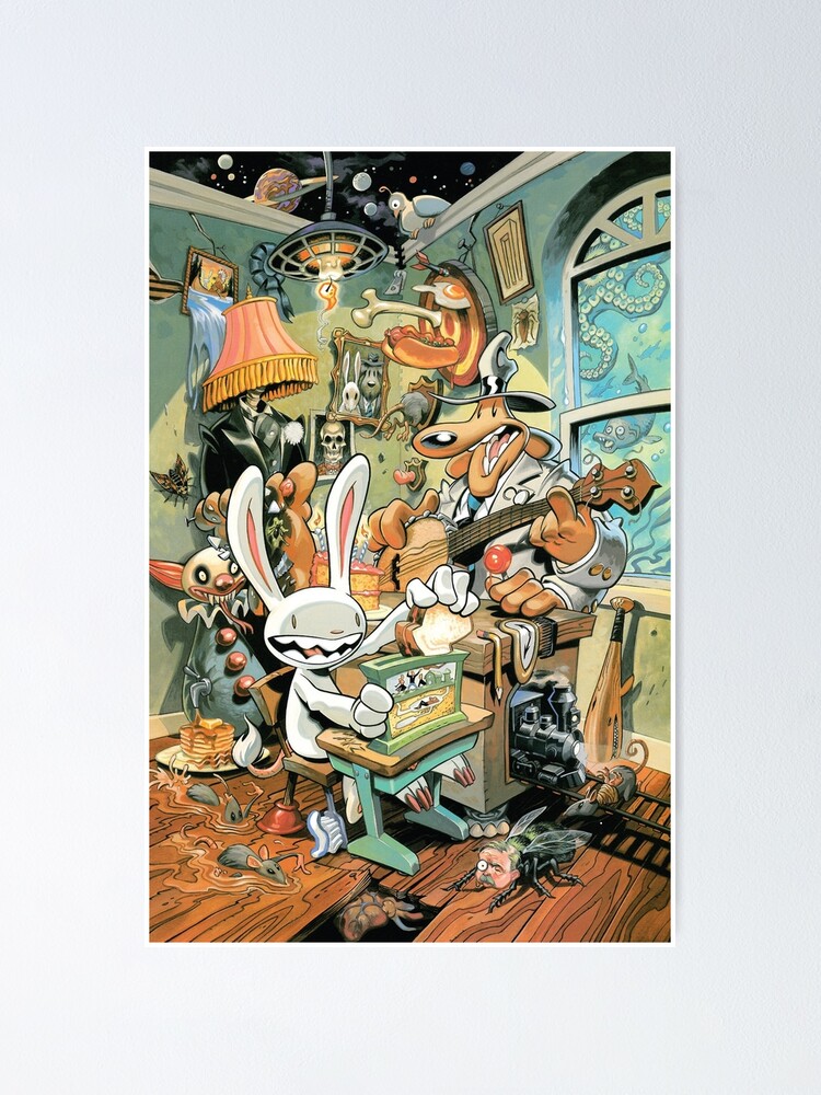 "Sam and Max" Poster by Purpleworld1 | Redbubble