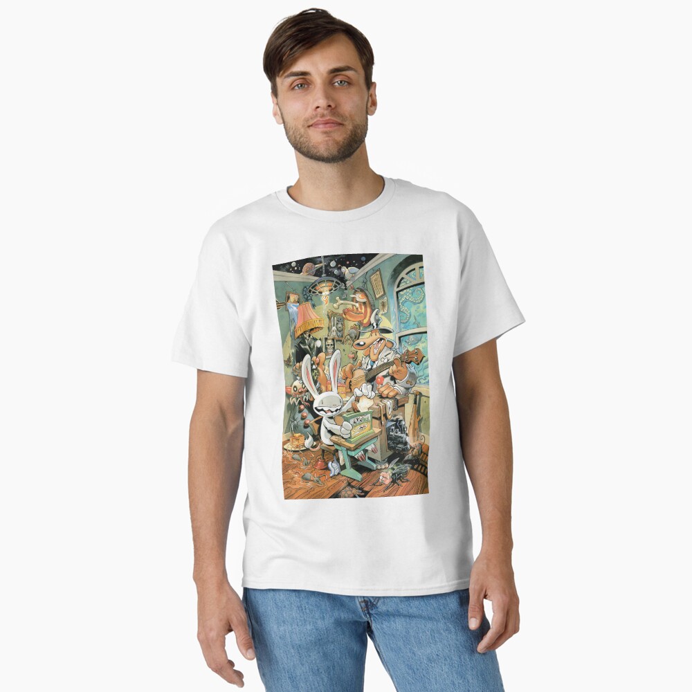 "Sam and Max" Essential T-Shirt by Purpleworld1 | Redbubble