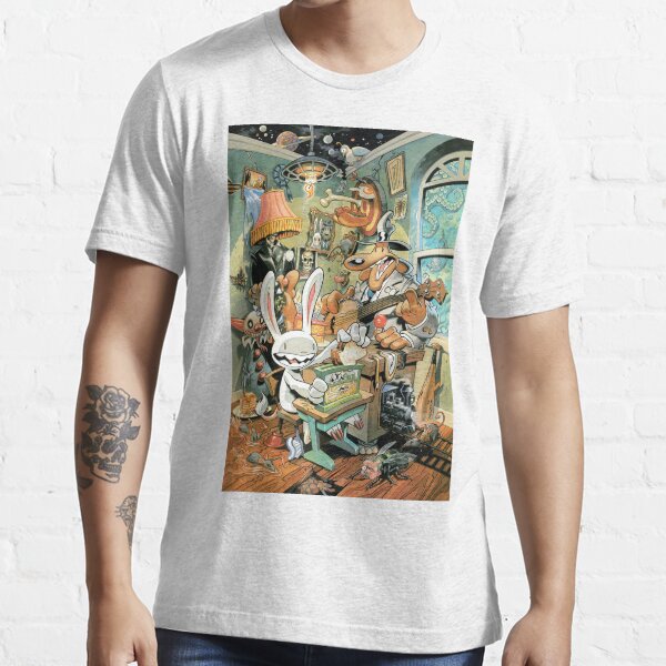 "Sam and Max" T-shirt by Purpleworld1 | Redbubble