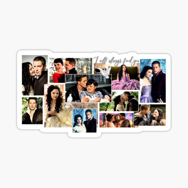 "SNOWING FRAME" Sticker by EnchantedSwans | Redbubble