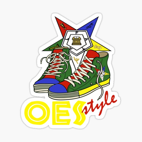 " OES Style Order Of The Eastern Star Logo Sistar Freemason" Sticker ...