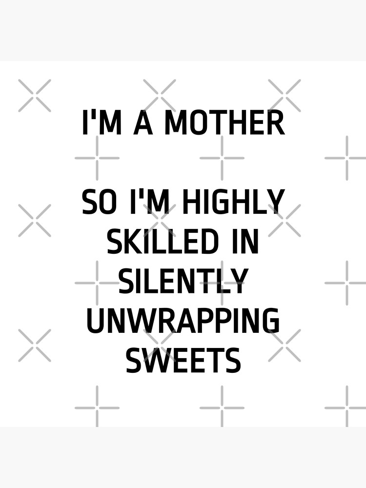 Lámina fotográfica «(Madre) Soy muy hábil en desenvolver dulces en ...