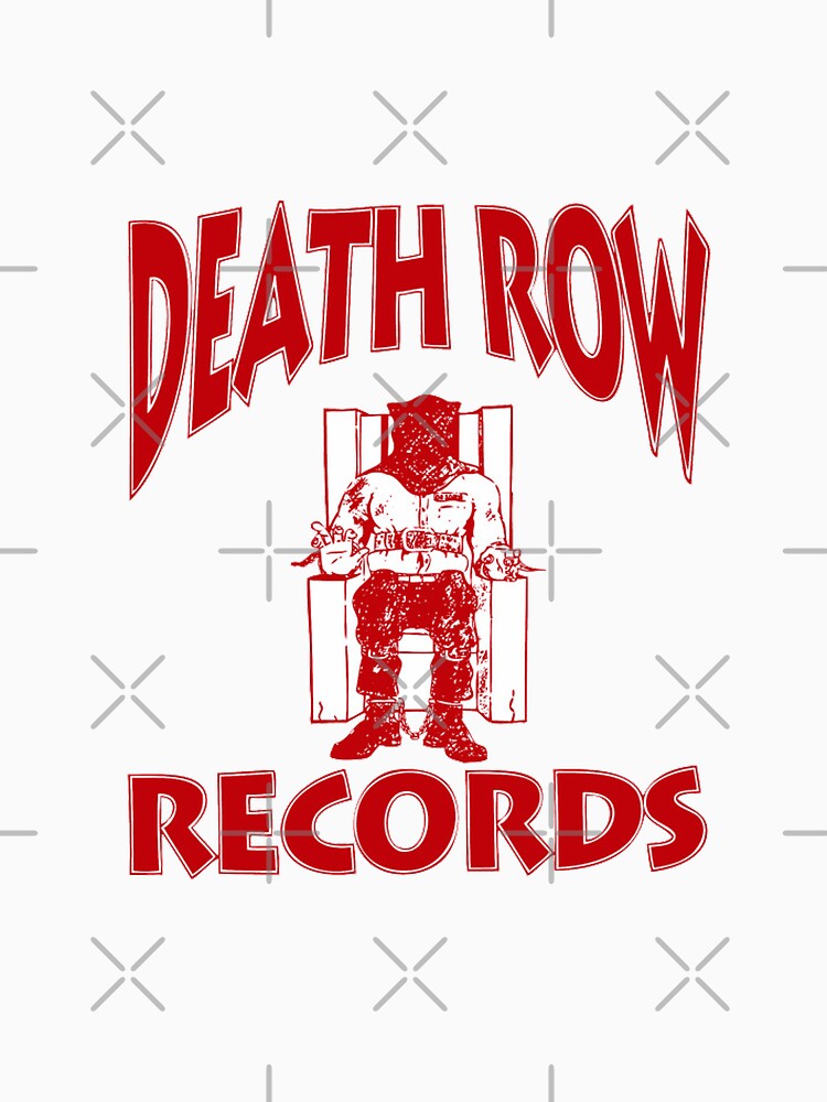 "Death Row Records Logo Red" T-shirt for Sale by mattix147 | Redbubble ...
