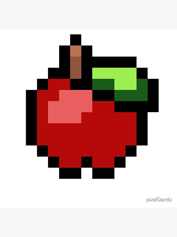 "Apple pixel art" Art Print by pixel0andu | Redbubble