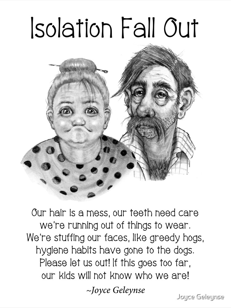 "Coronavirus Humor, Unkempt Couple, With Funny Poem, Pencil Art ...