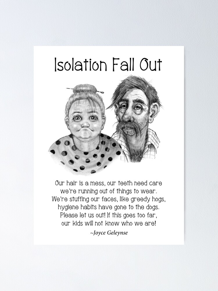 "Coronavirus Humor, Unkempt Couple, With Funny Poem, Pencil Art ...