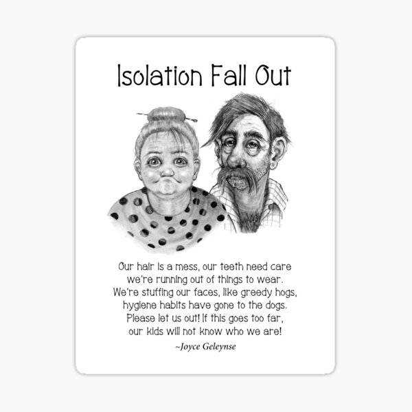 "Coronavirus Humor, Unkempt Couple, With Funny Poem, Pencil Art ...