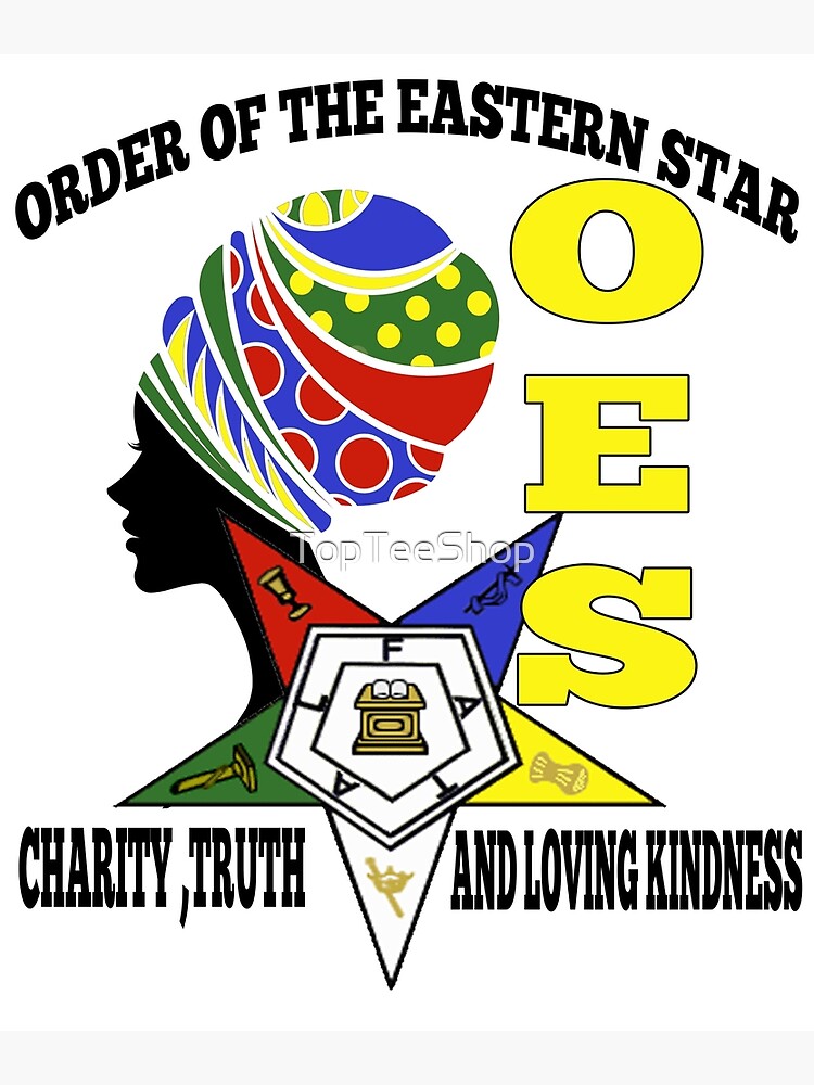 "OES Style Order Of The Eastern Star Logo Sistar Freemason ...