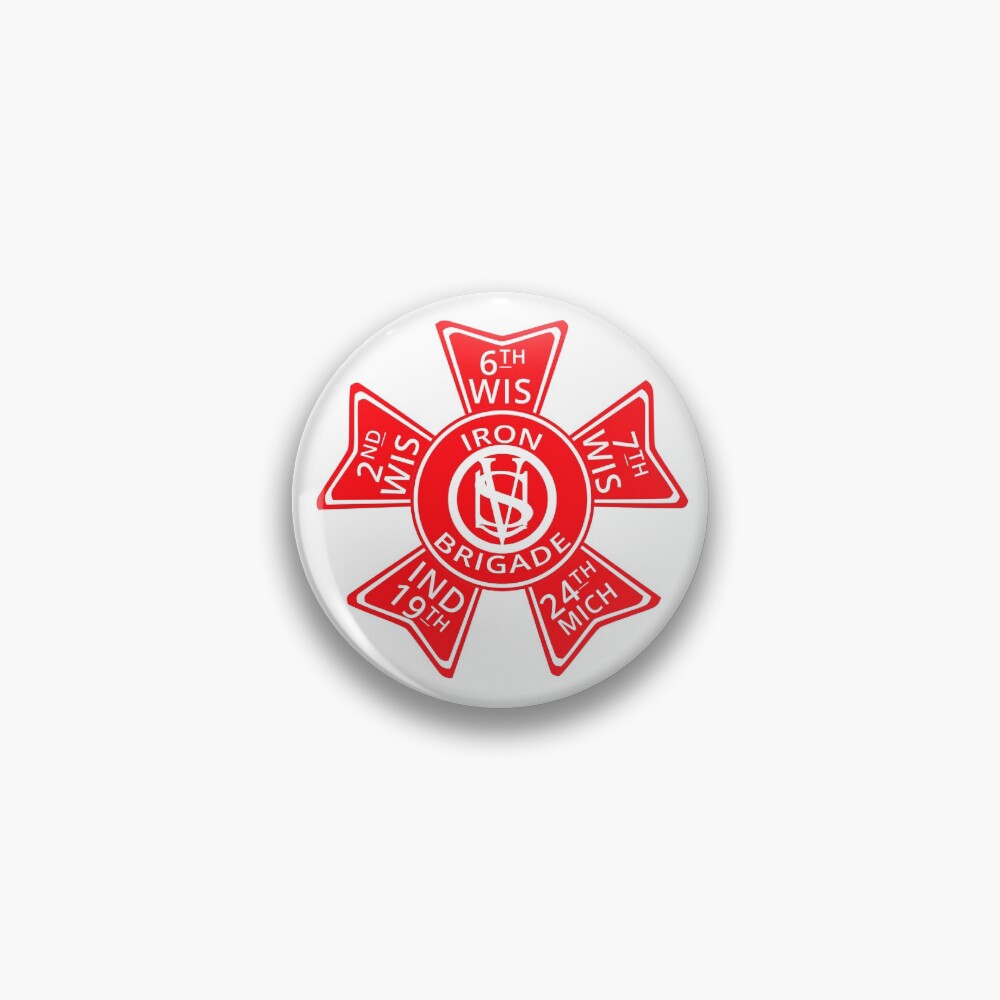 "Iron Brigade American US Civil War " Pin for Sale by jtrenshaw | Redbubble
