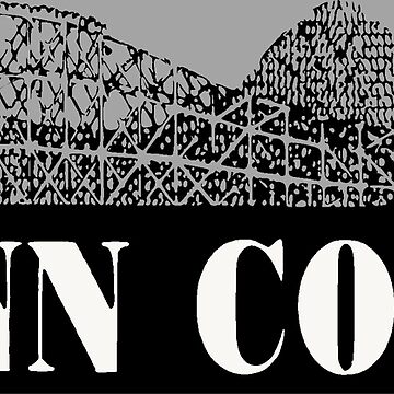 "Dinn Corp Black & White" Sticker for Sale by DUSTIN Y | Redbubble