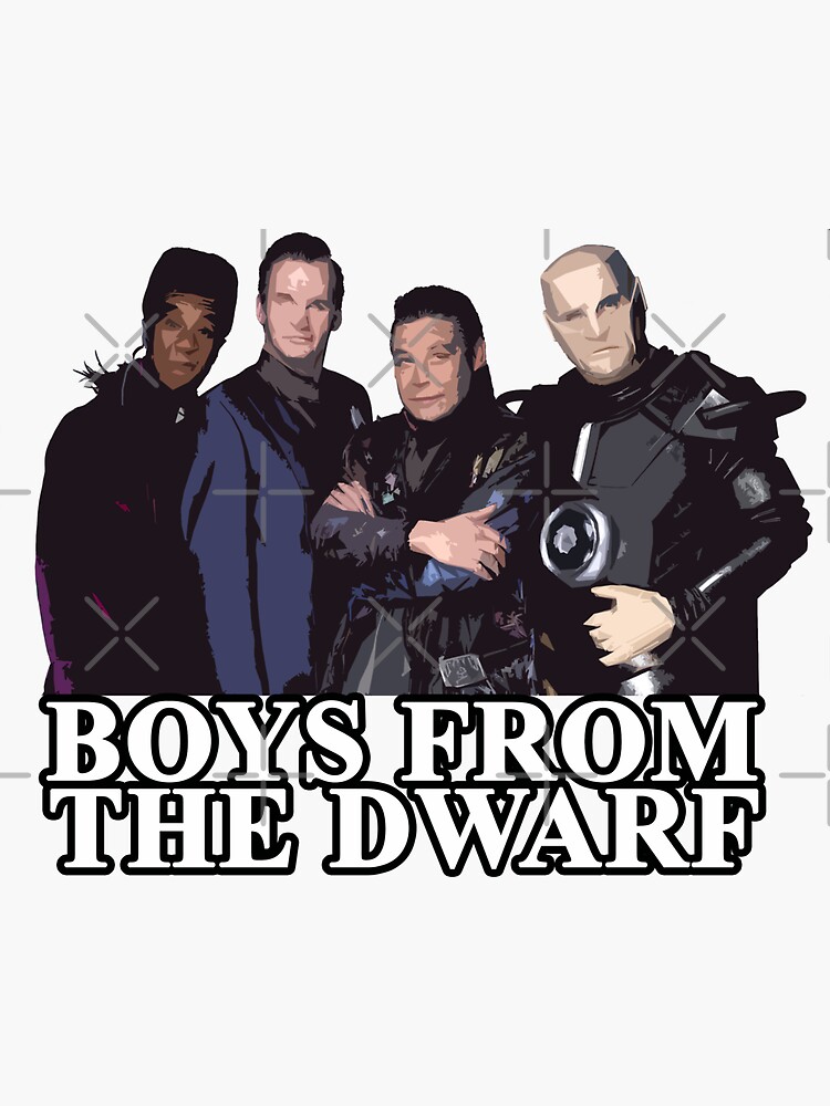 "Boys From The Dwarf" Sticker by fanartdesigns | Redbubble