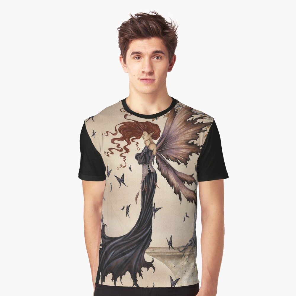 "Mystique" T-shirt for Sale by AmyBrownArt | Redbubble | fairy graphic ...