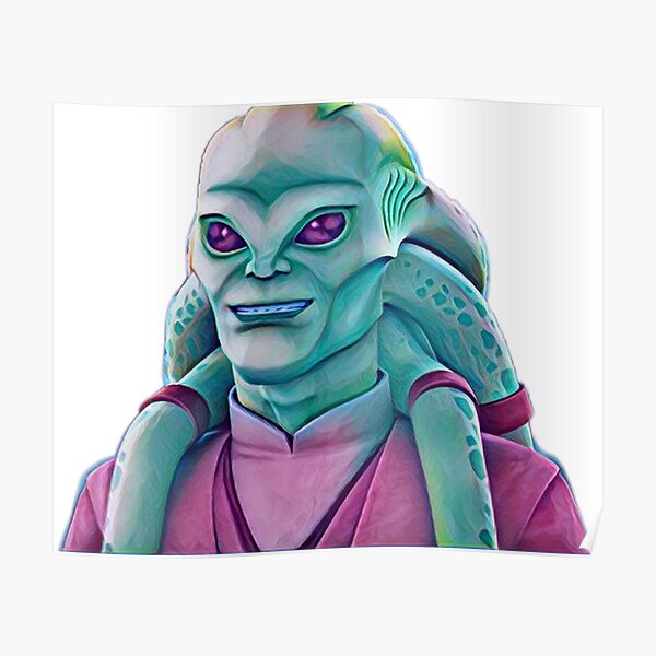 "Clone Wars Kit Fisto" Poster for Sale by lotr-fan | Redbubble