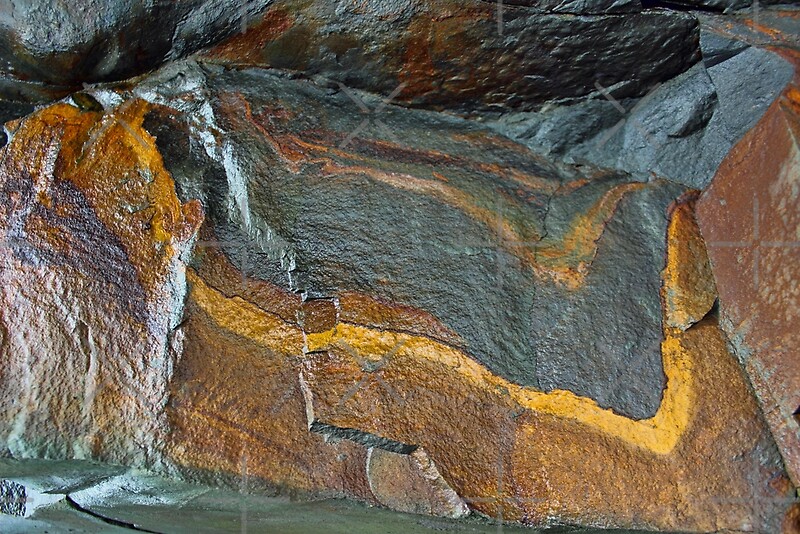 "Abstract rock art" by Avril Harris | Redbubble