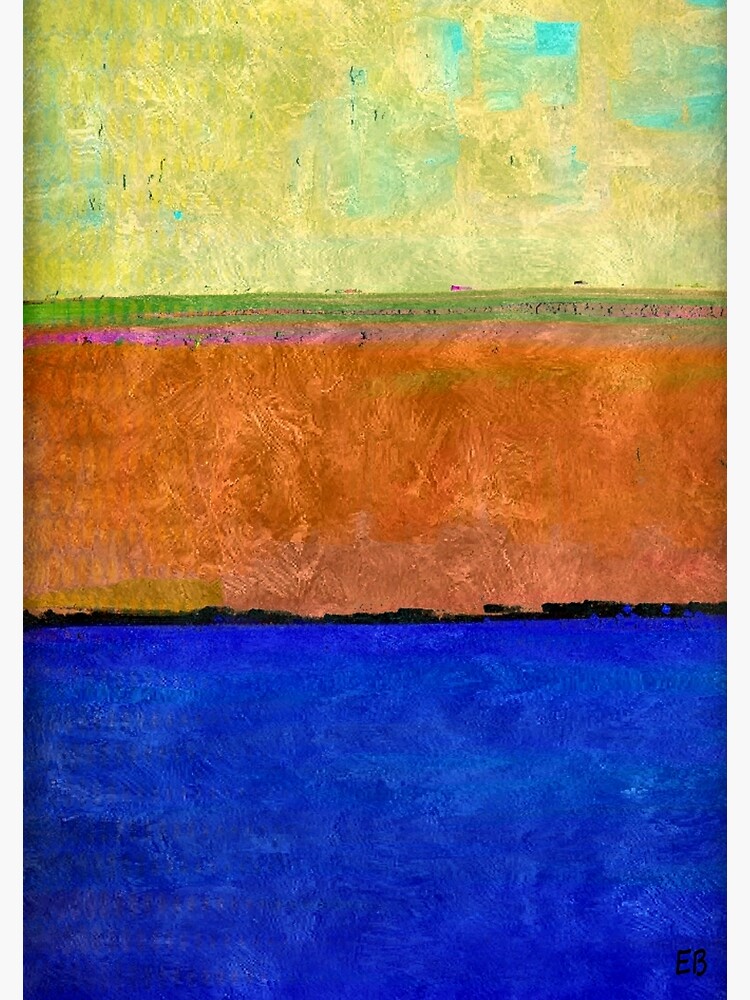 "Imagining Rothko - Beach Memories" Art Print by emilybrownart | Redbubble