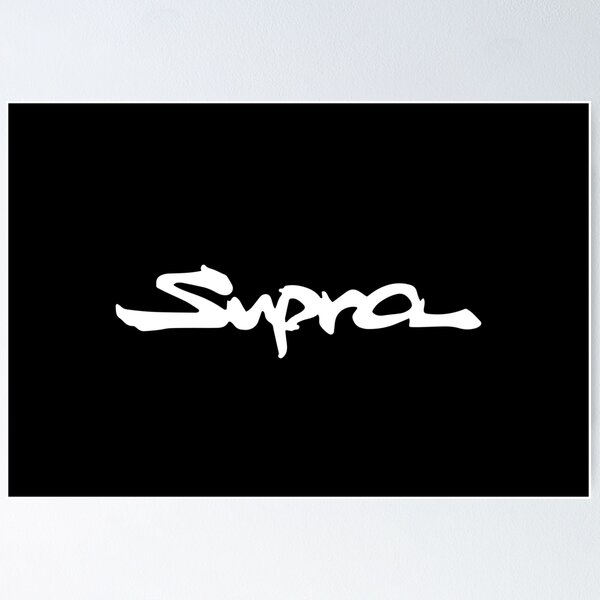 "Toyota Supra logo" Poster for Sale by shakotan | Redbubble