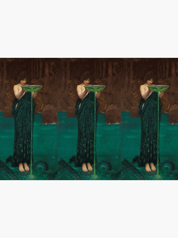 "Circe Invidiosa by J. W. Waterhouse" Mask by nephthysalmaa | Redbubble