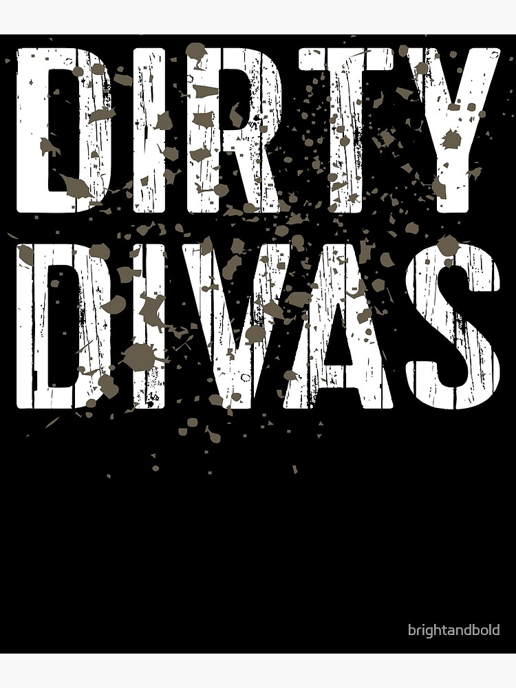 "Womens Mud Run Team Matching Marathon Runner 5K Gift Dirty Divas ...