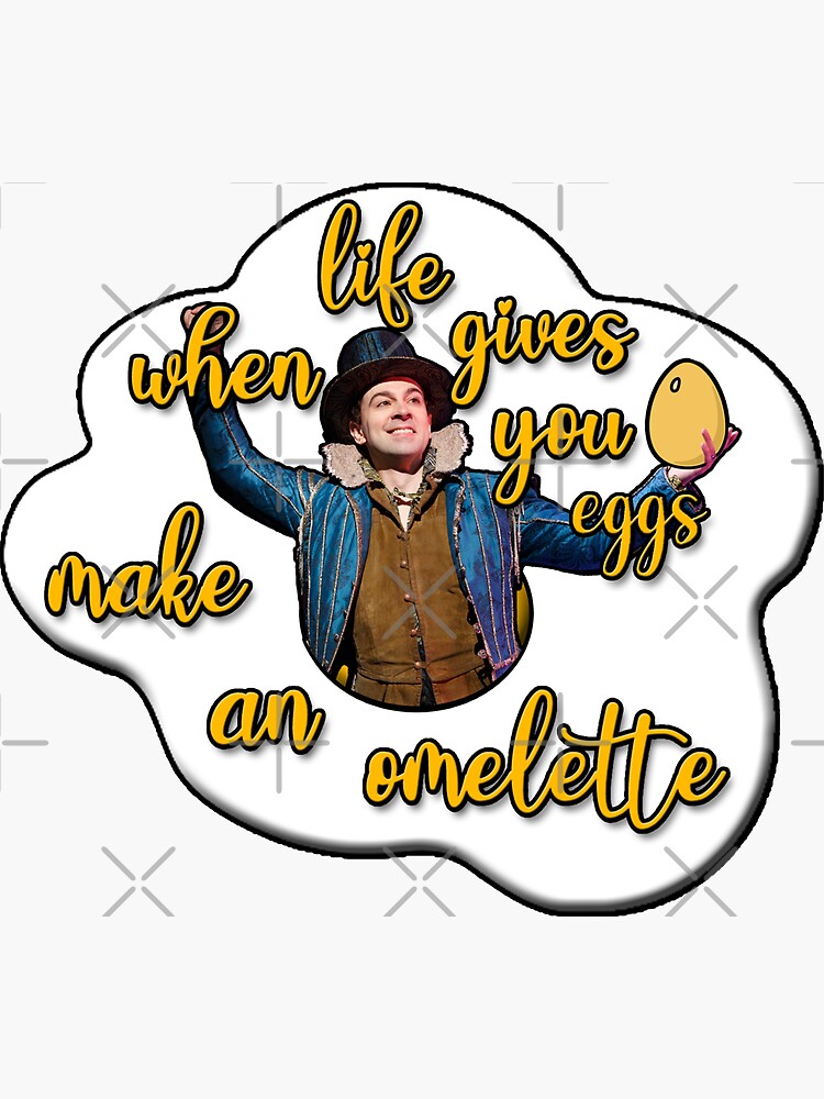 "Make an Omelette - Something Rotten" Sticker by emmat99 | Redbubble