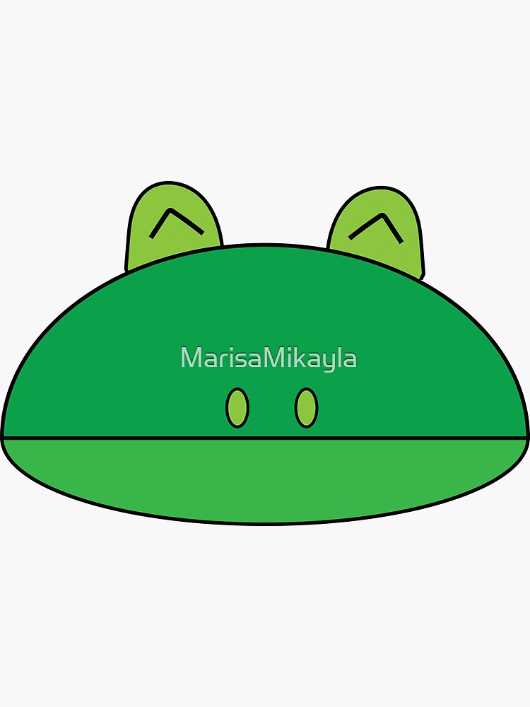 "Happy Frog Face" Sticker by MarisaMikayla | Redbubble