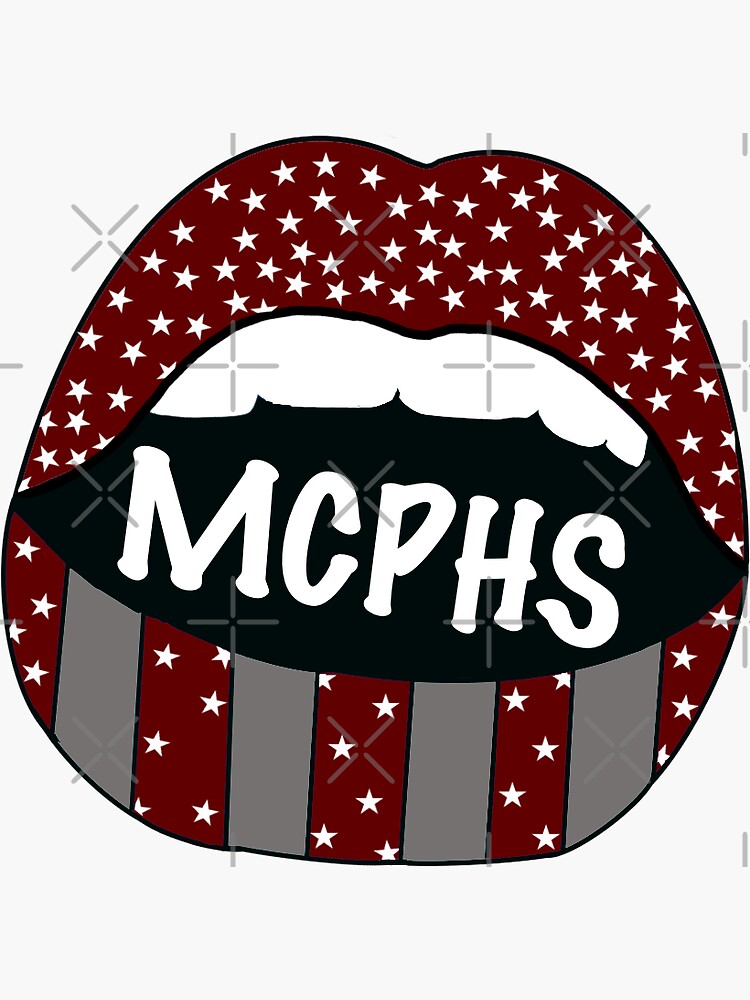 "MCPHS lips" Sticker for Sale by khananian | Redbubble