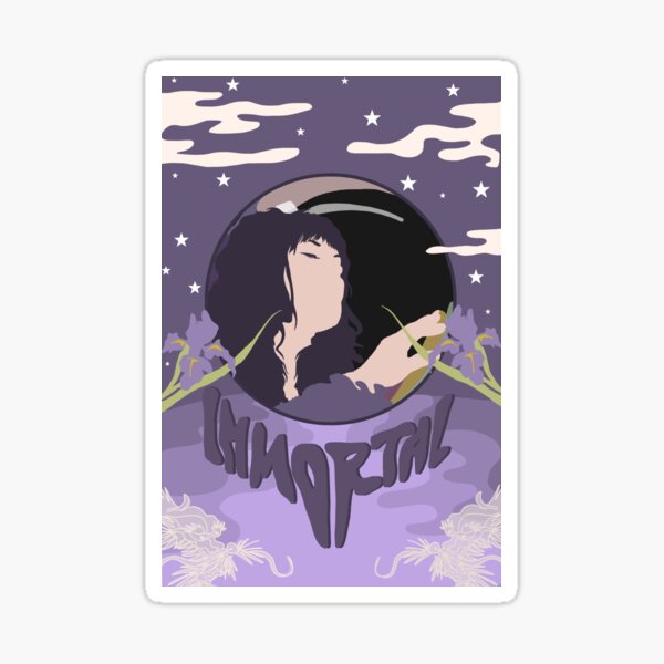 "AW " Sticker by thenightgallery | Redbubble