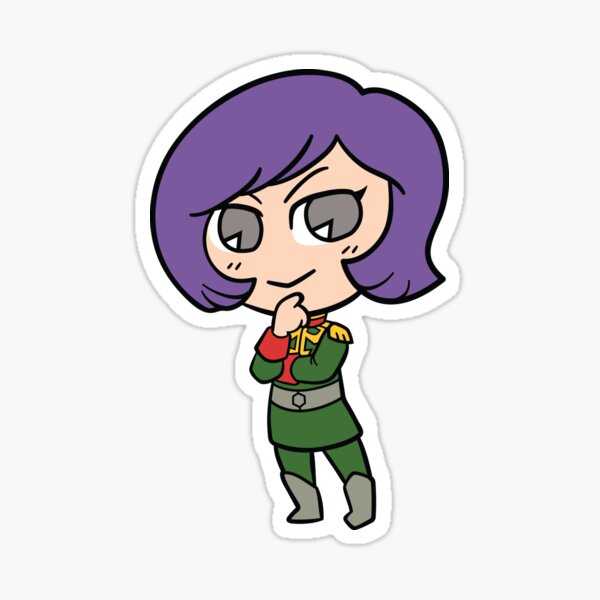 "Mobile Suit Gundam - Garma Zabi" Sticker by nessp | Redbubble