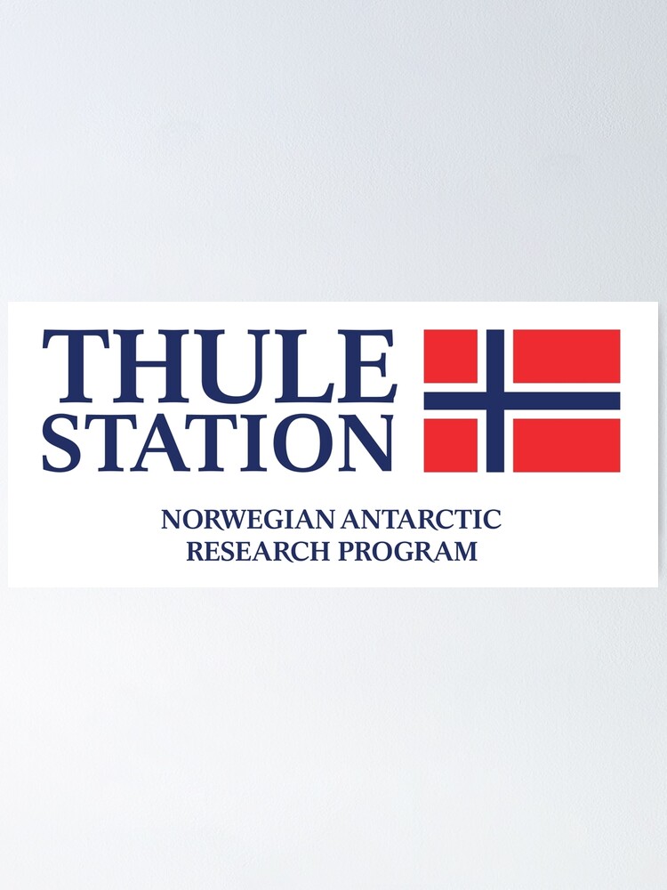 "The Thing - Thule Station Antarctica White" Poster by Purakushi ...