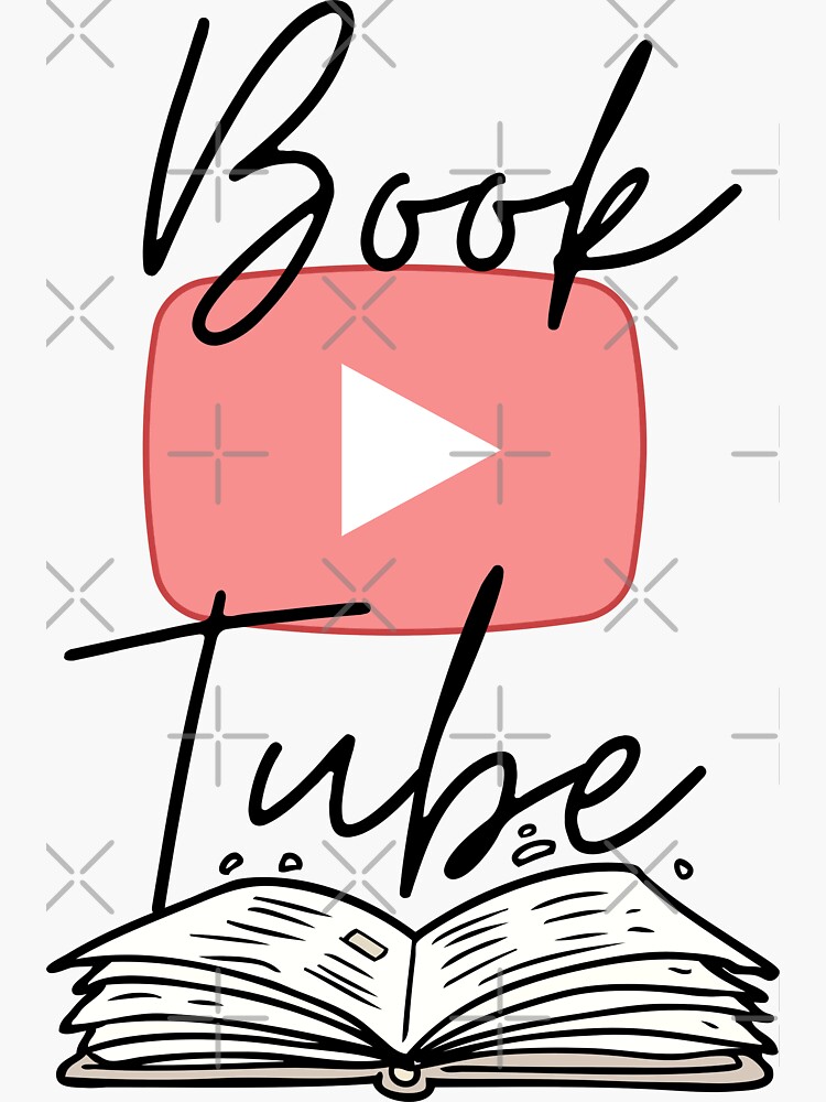 "BookTube Open Book" Sticker for Sale by Shyannegarland | Redbubble