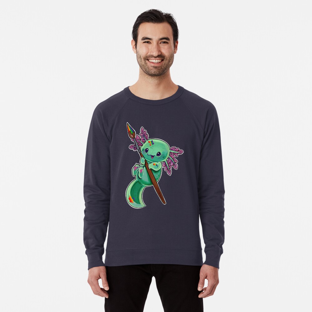 "Rainbow axolotl" Sticker for Sale by ArtOfBianca | Redbubble