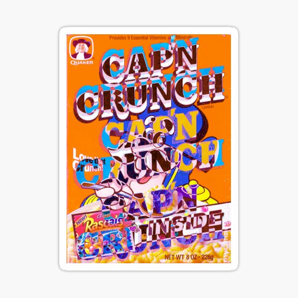 Captain Crunch Stickers | Redbubble