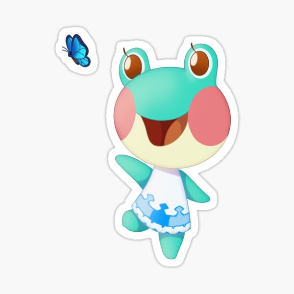 "Lily Frog AC Villager" Sticker by Imaplatypus | Redbubble