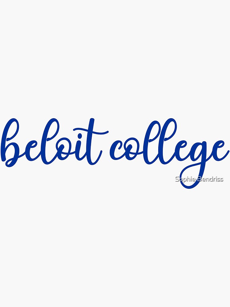 "beloit college" Sticker by sophiebendriss | Redbubble