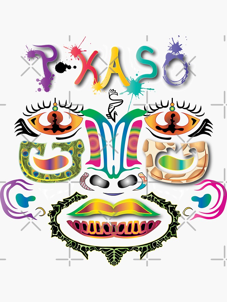 "Color Kaso P" Sticker by Vanwizle | Redbubble