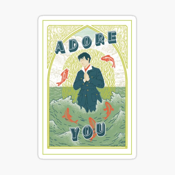 "Adore You Vintage" Sticker for Sale by DylanFuselier | Redbubble
