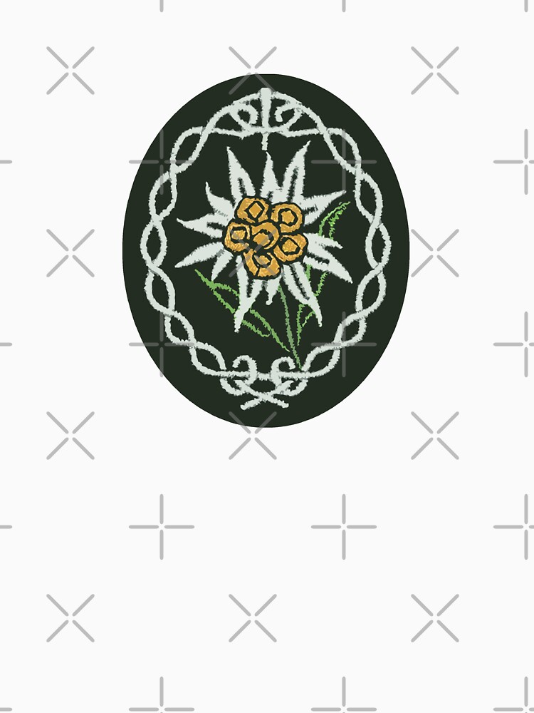 "Edelweiss Badge/Patch" T-shirt for Sale by charlesdal | Redbubble ...