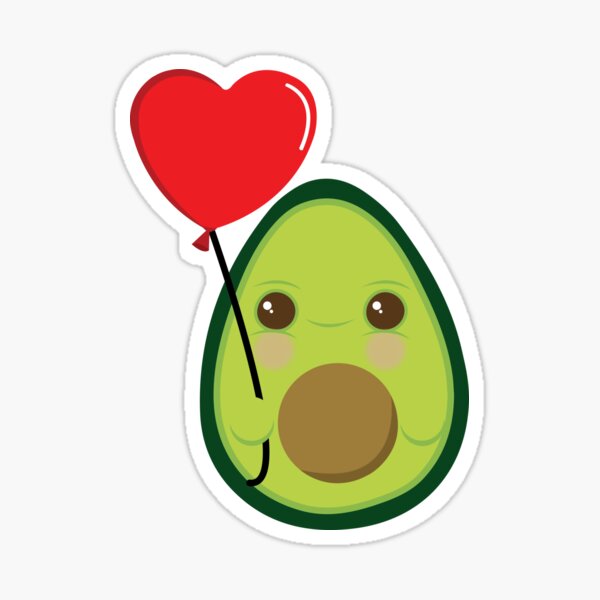 "Avo Love" Sticker for Sale by Atelier58 | Redbubble